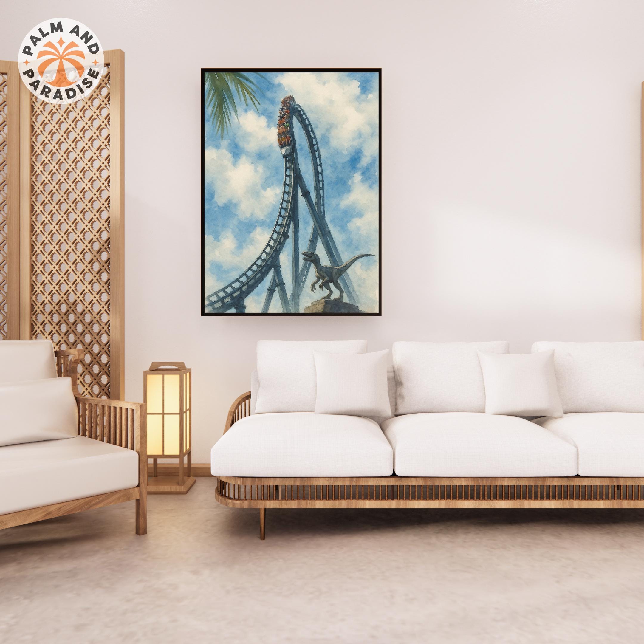 Velocicoaster Printable Poster | Jurassic World Wall Art | Universal ...