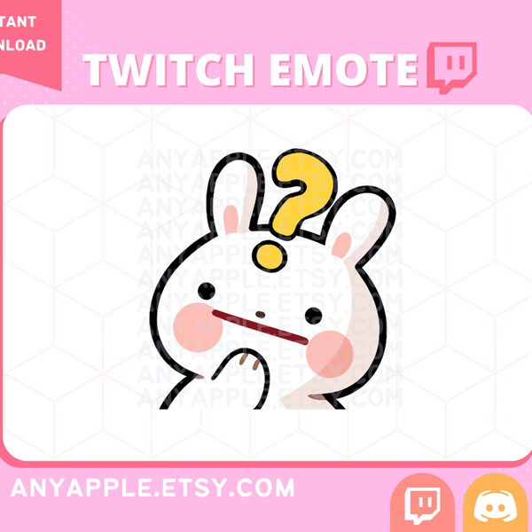 Huh Twitch Emote - Etsy Hong Kong
