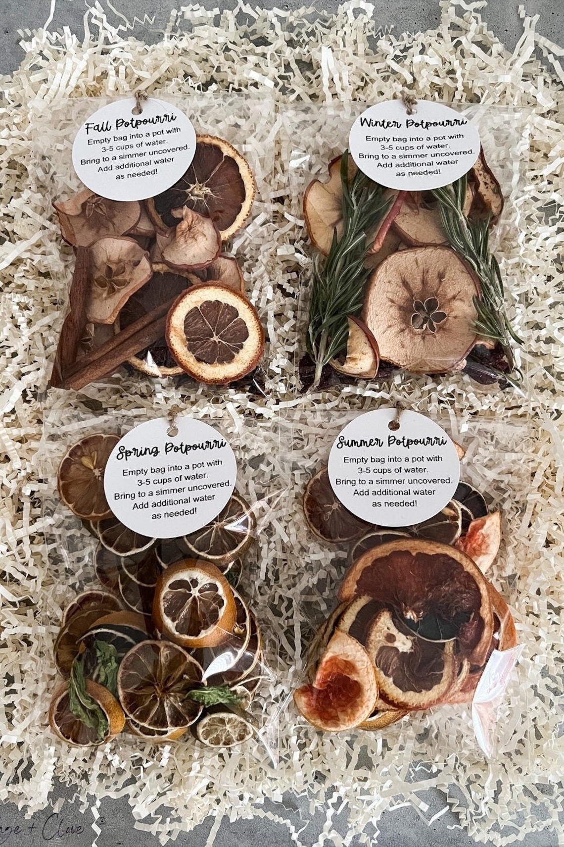 Stovetop Potpourri | Seasonal Potpourri | Christmas Gift | Bottle Tags ...