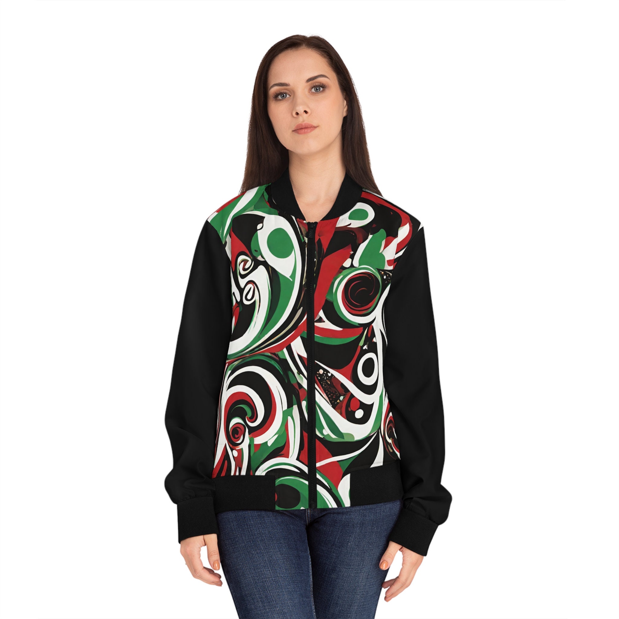 Team Palestine Colors Women's Bomber Jacket - Etsy