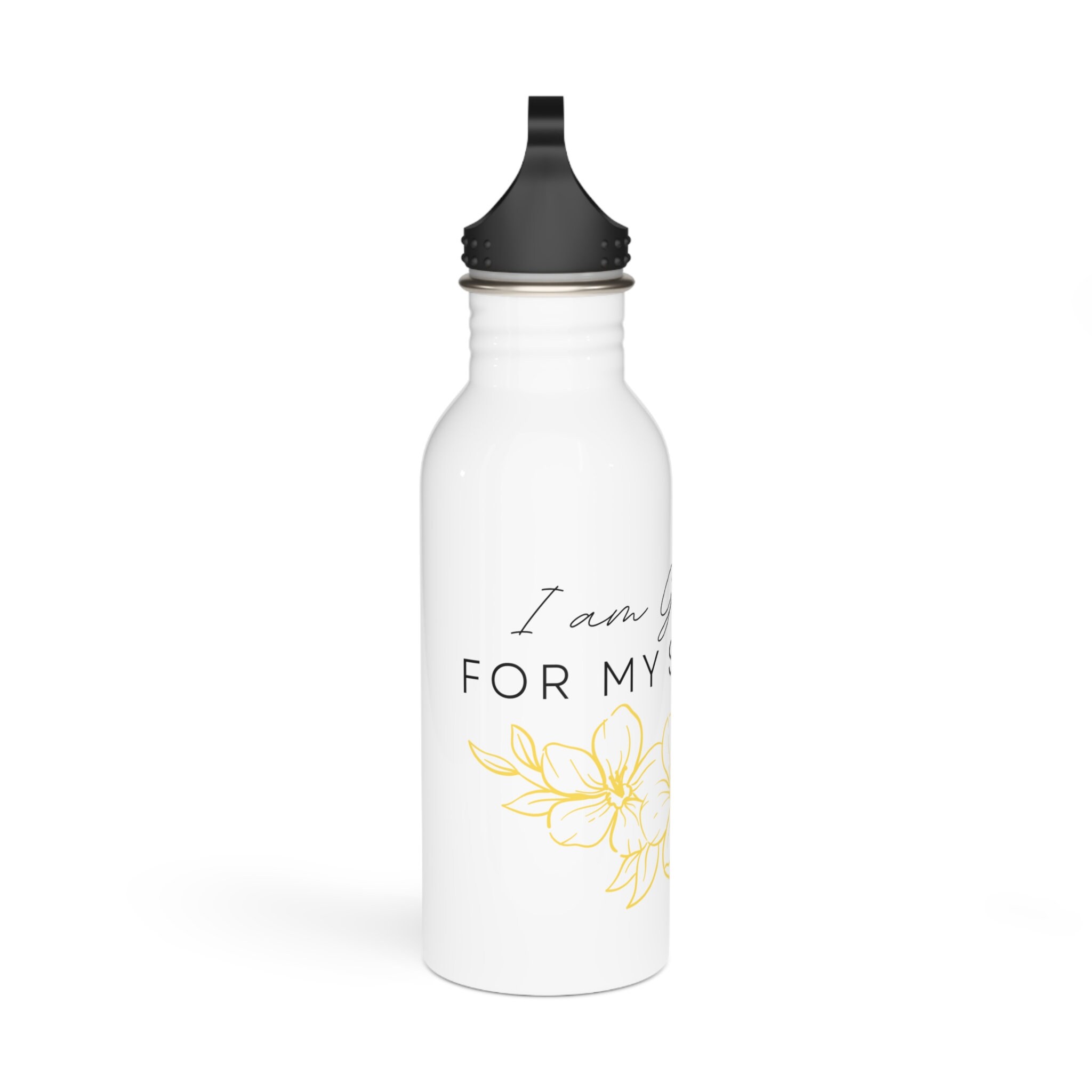 Stainless Steel Motivational Water Bottle - Etsy