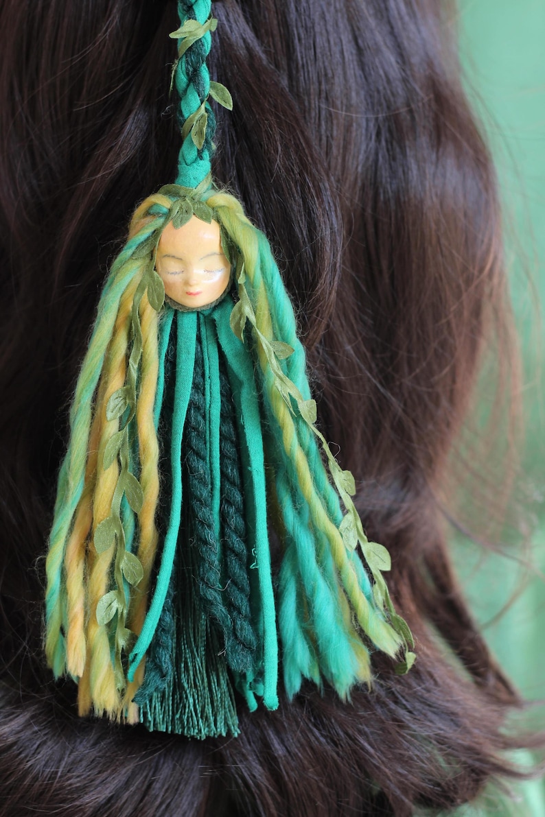 Festival Hair Wrap With Dryad / Hair Wrap Extension / Dread Wrap ...
