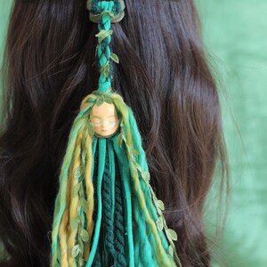 Festival Hair Wrap With Dryad / Hair Wrap Extension / Dread Wrap ...