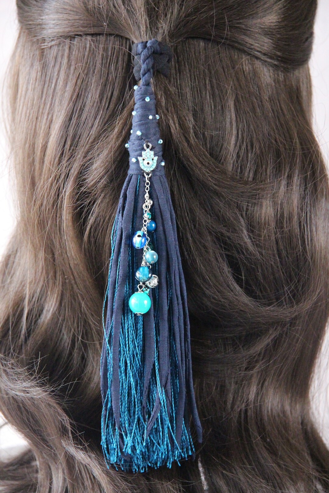 Fairy Dreads Dreadlock Hair Wrap Hair Wrap Extension With Hand Charm ...