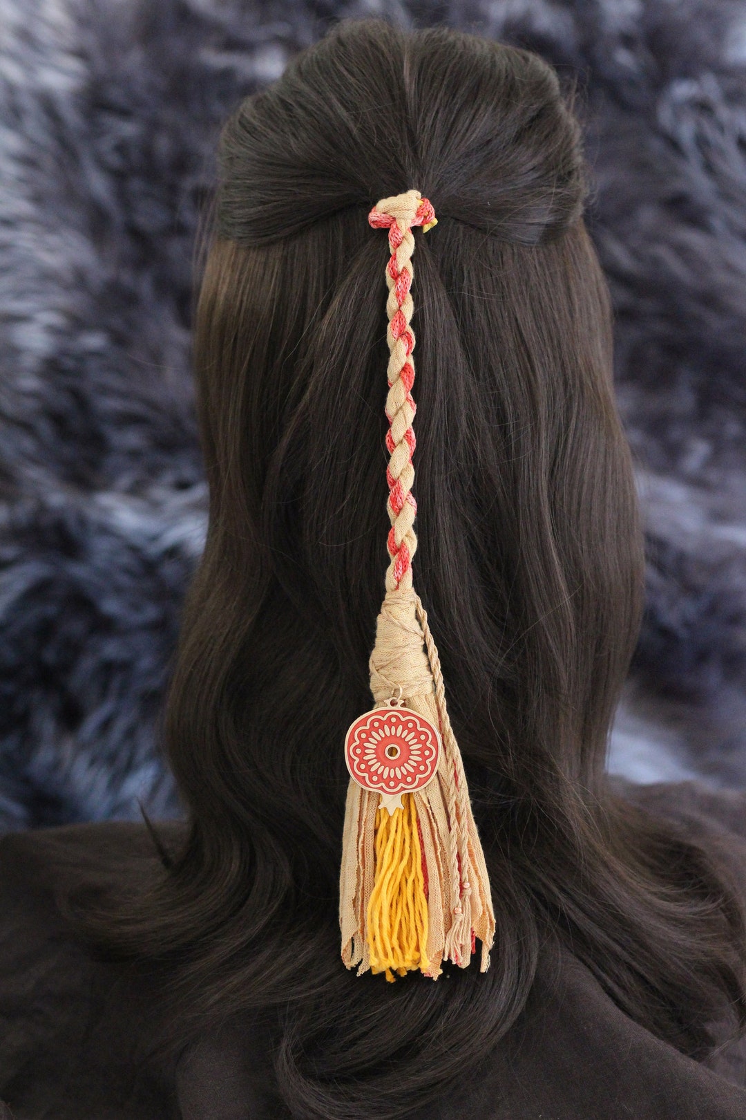 Hair Wrap Extension / Pagan Hair Wrap / Fairy Lock / Witchy Dread ...