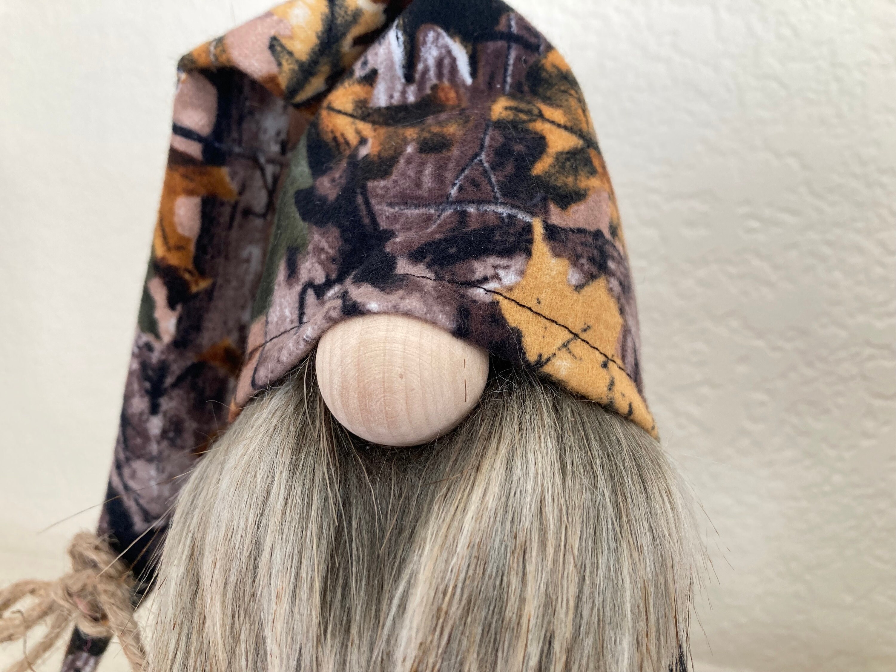 Hunter Gnome With Camouflage Hat, Hunting Gnome, Gift for Hunters, Camo ...
