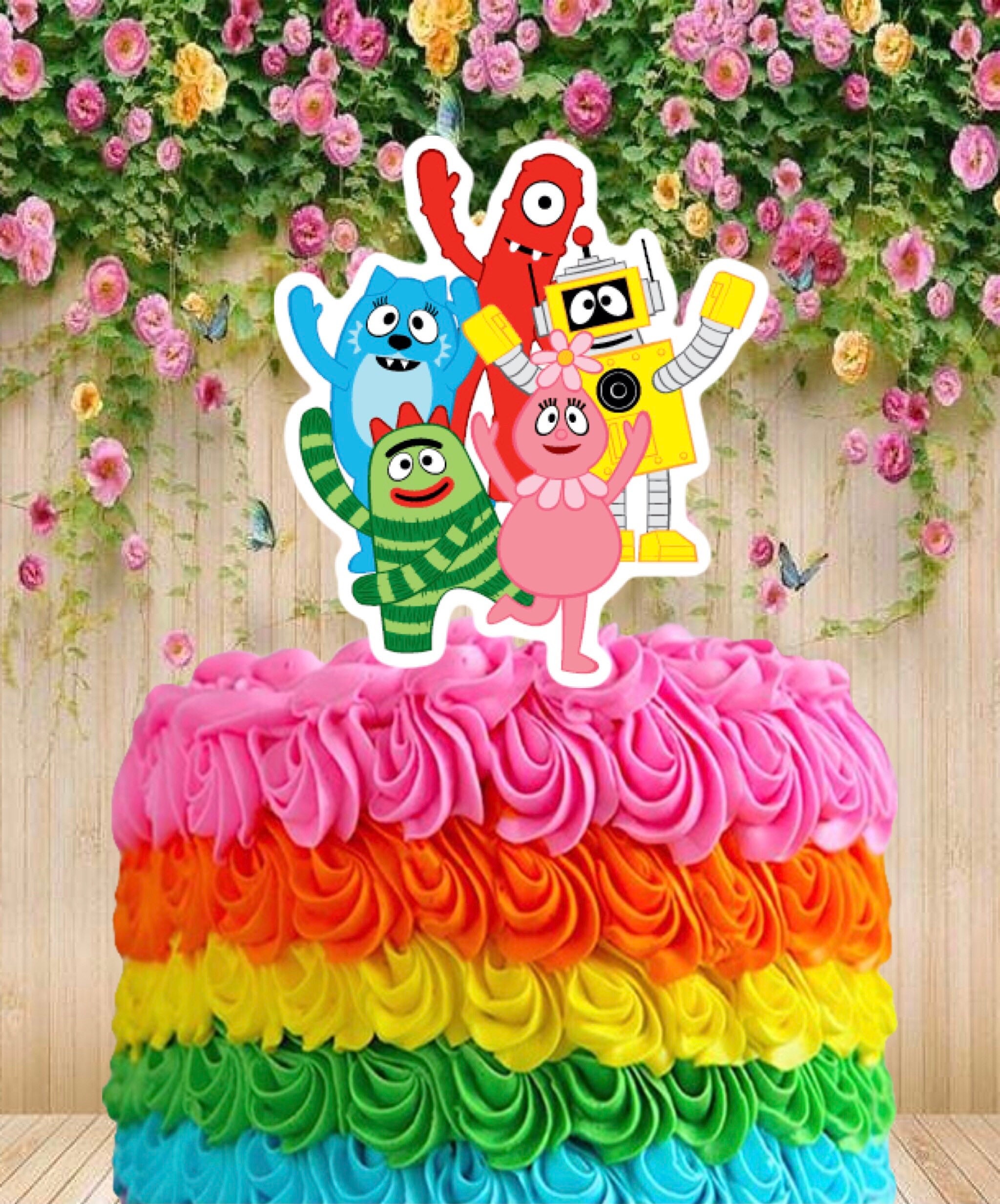 Yo Gabba Gabba Cake Pops