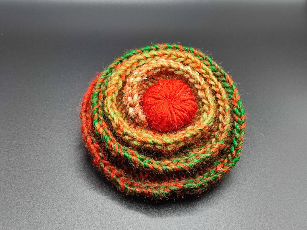 Broche de fleur au crochet d'hiver, bijoux de Noël, fleur de corsage ...