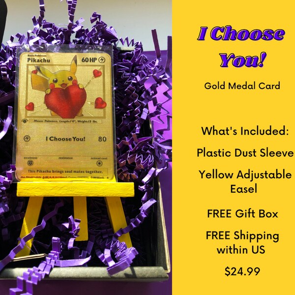 Pikachu Girlfriend Card - Etsy