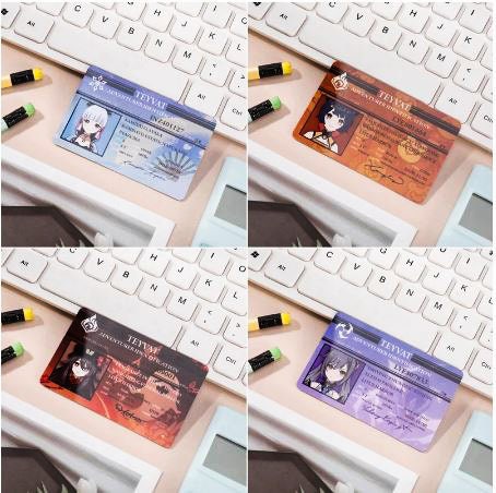 Genshin Impact Keqing Genshin Adventurer Card Genshin Passport ID ...