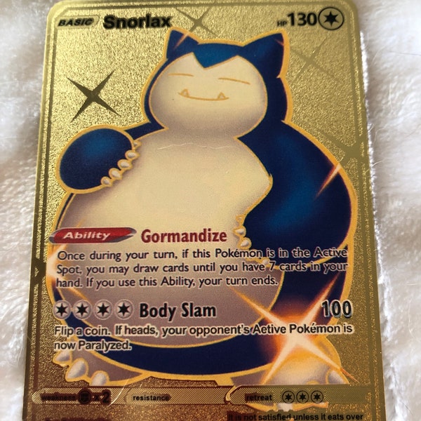 Gold Lucario Card - Etsy