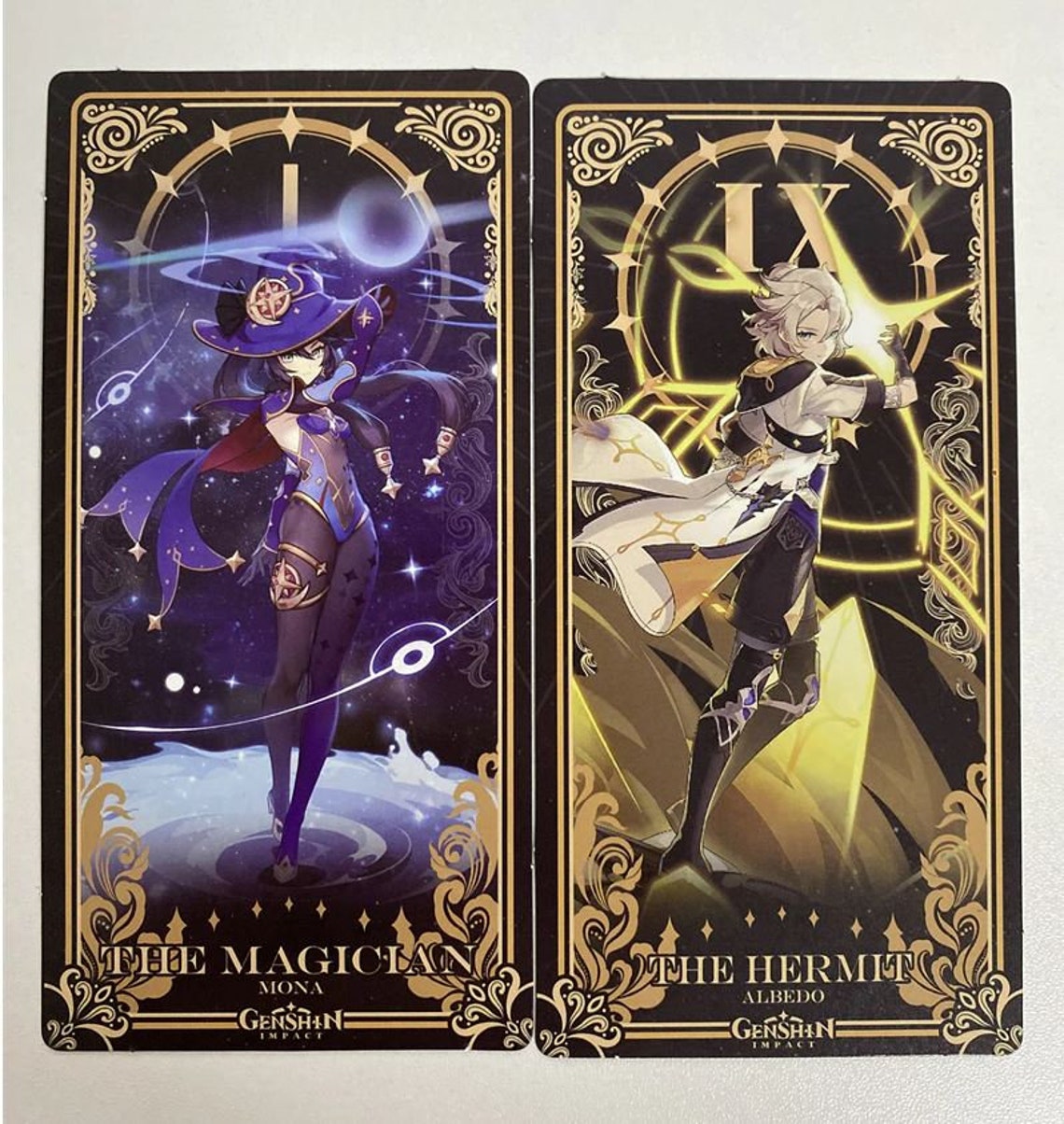 Genshin Impact Cards 22 Tarot Cards Zhongli Xiou Ayaka - Etsy Ireland