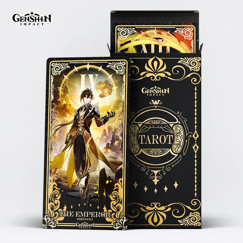 Genshin Impact Cards 22 Tarot Cards Zhongli Xiou Ayaka - Etsy Denmark
