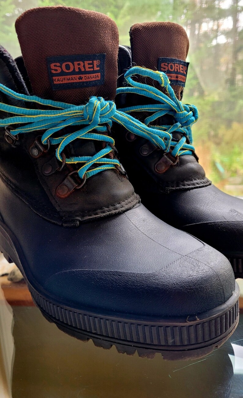 1990s Sorel Kaufman Boots Made in Canada Y2K Sorels Women's Boots Size 9 Vintage Sorel Winter ...