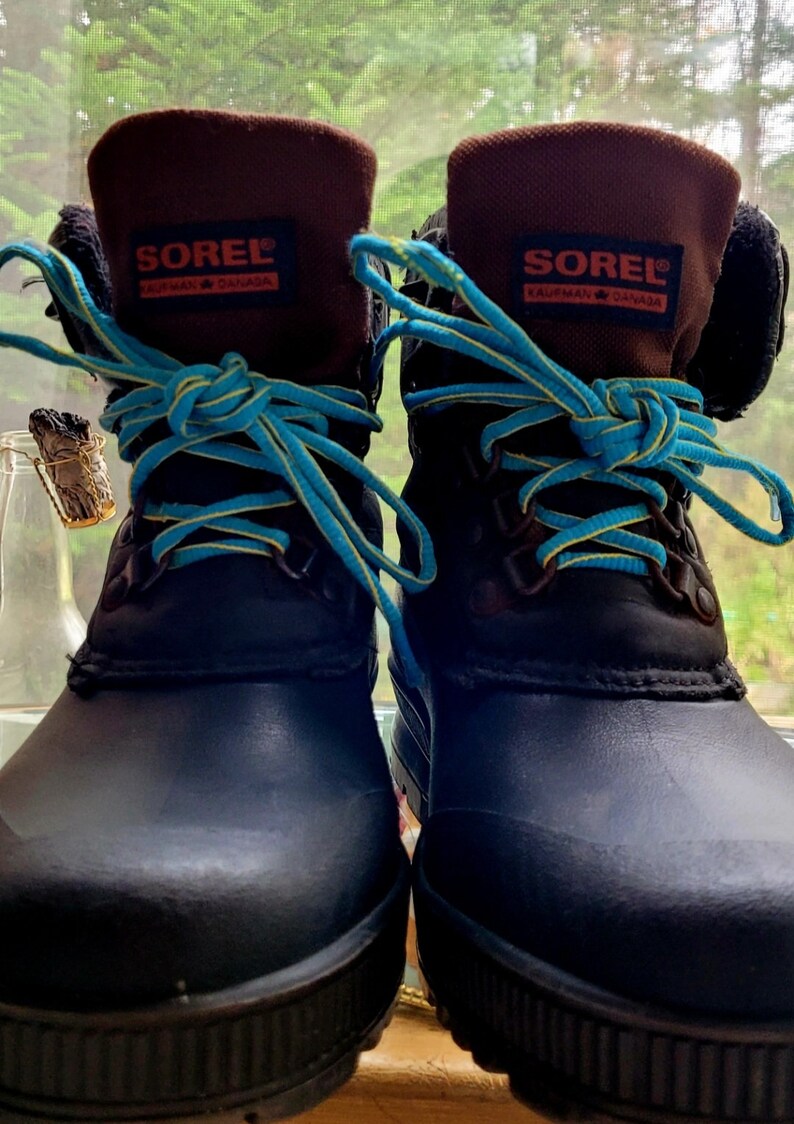 1990s Sorel Kaufman Boots Made in Canada Y2K Sorels Women's Boots Size 9 Vintage Sorel Winter ...