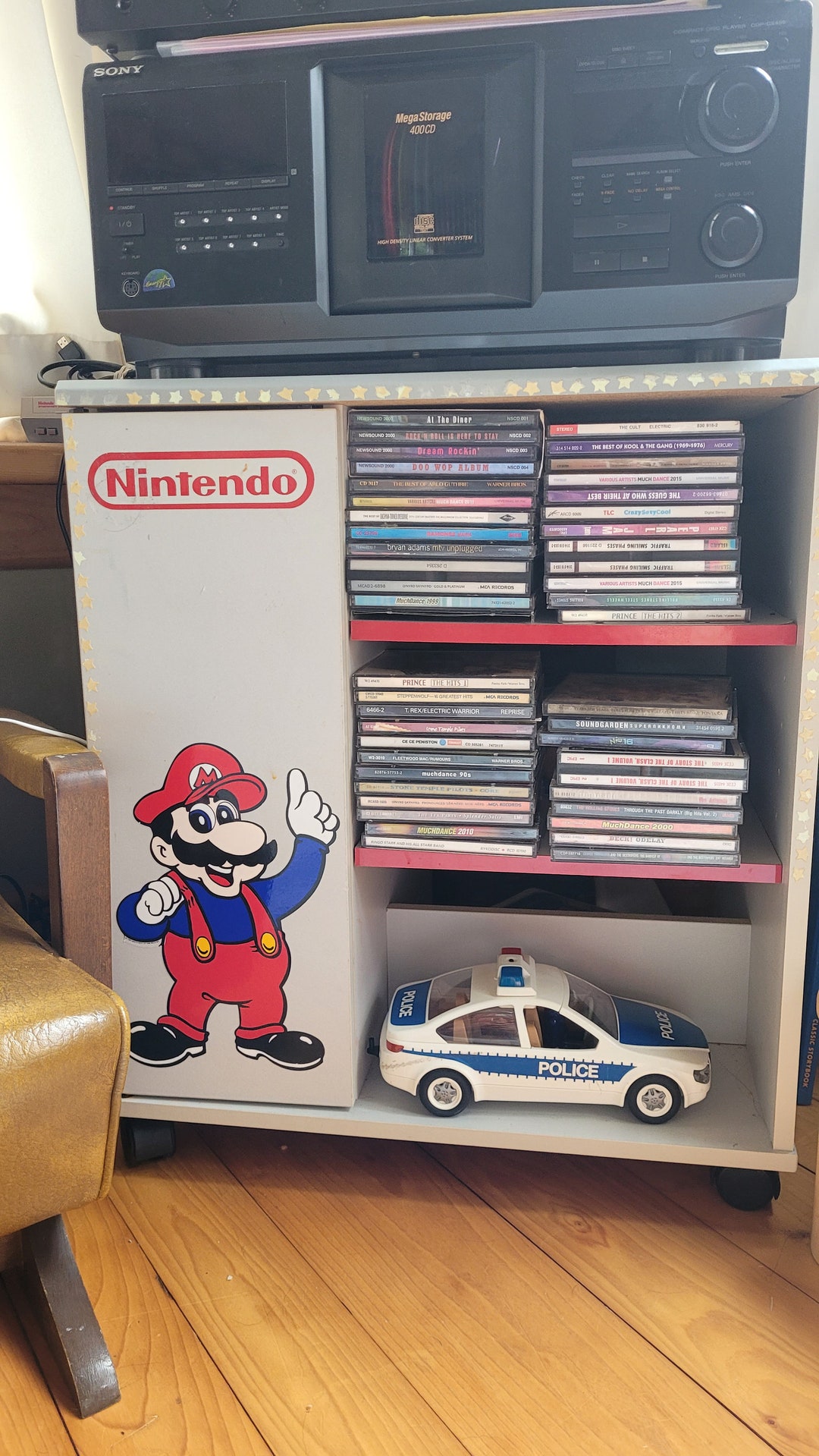 Vintage 1989 Nintendo Storage Unit Super Rare NES Mario Game Unit ...
