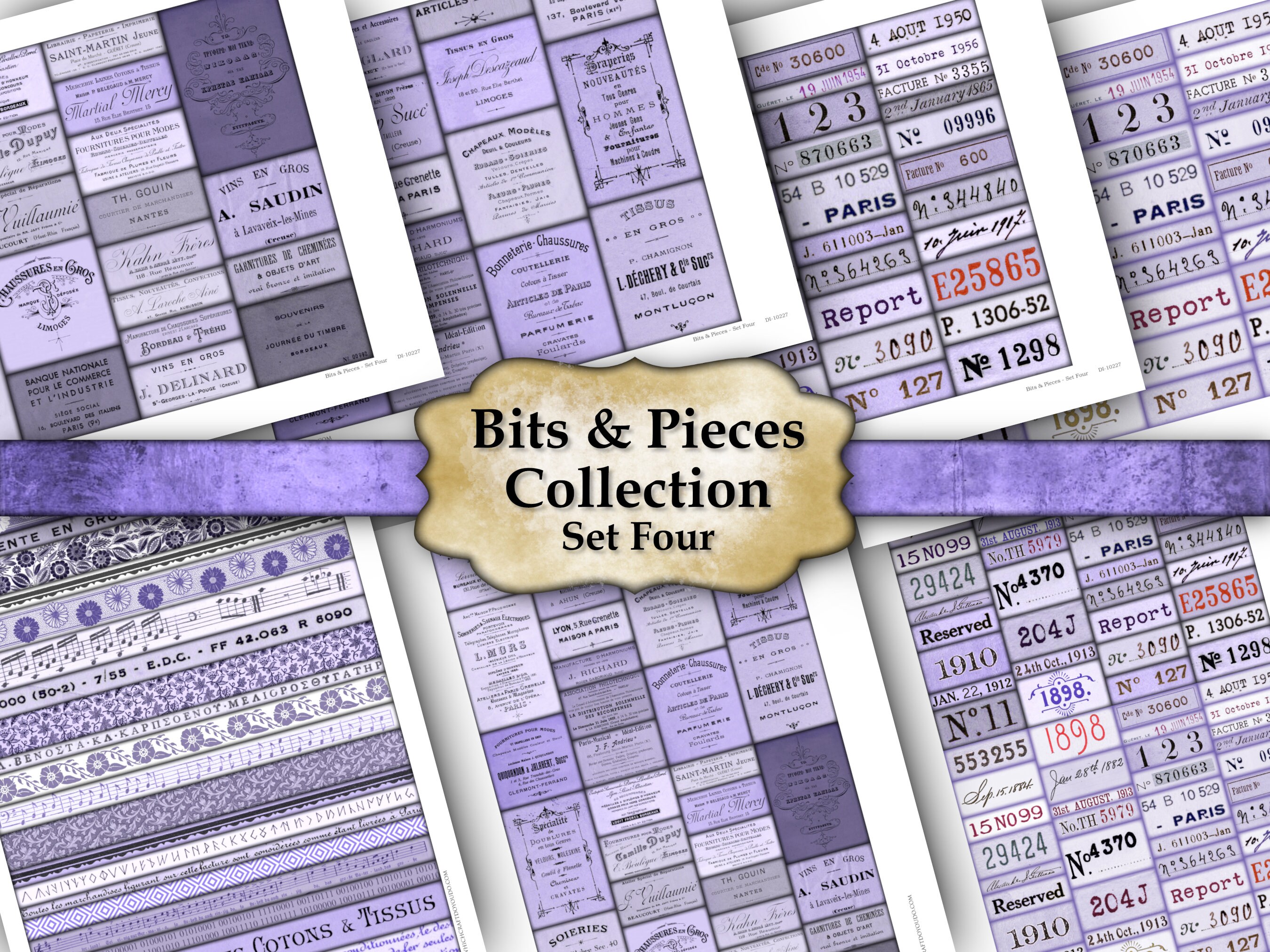 Bits & Pieces Collection - Set Four - DI-10227 - Printable Digital ...