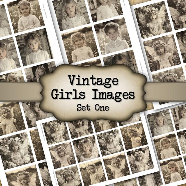 Vintage Print Girl - Etsy