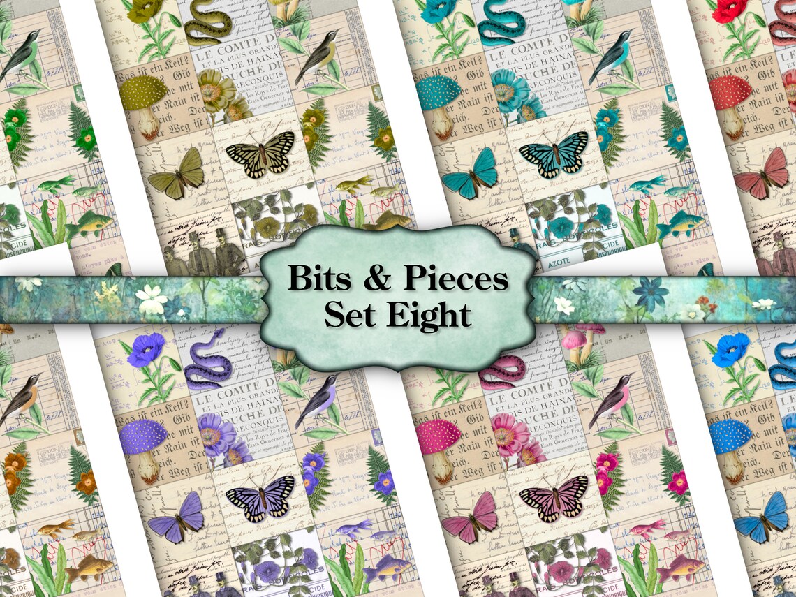 Bits & Pieces Collection Set Eight DI-10242 Printable Digital Download ...