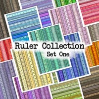 Printable Paper Rulers - Inches and Centimeter, Color and Black & White ...