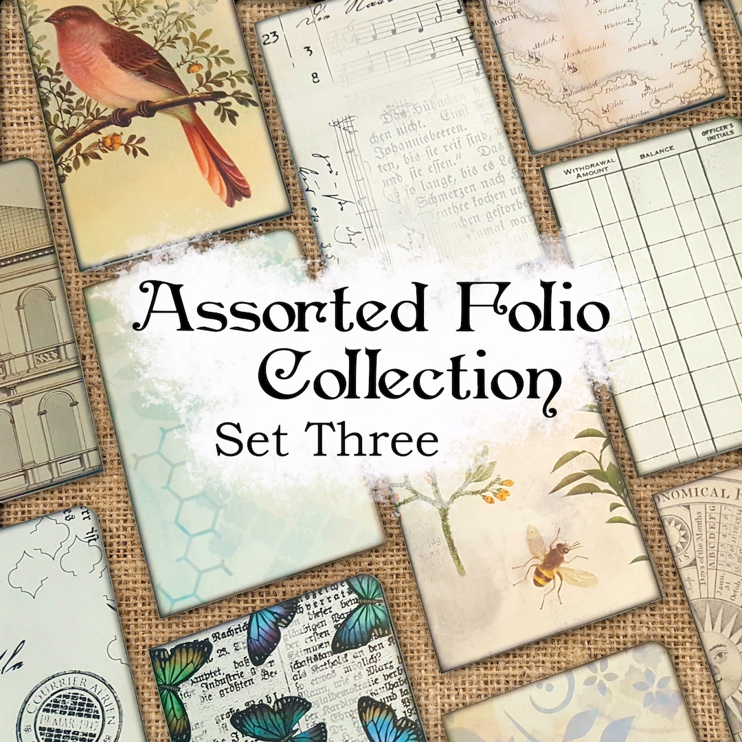 Assorted Folio Collection - Set Three - DI-10059 - Printable Digital ...