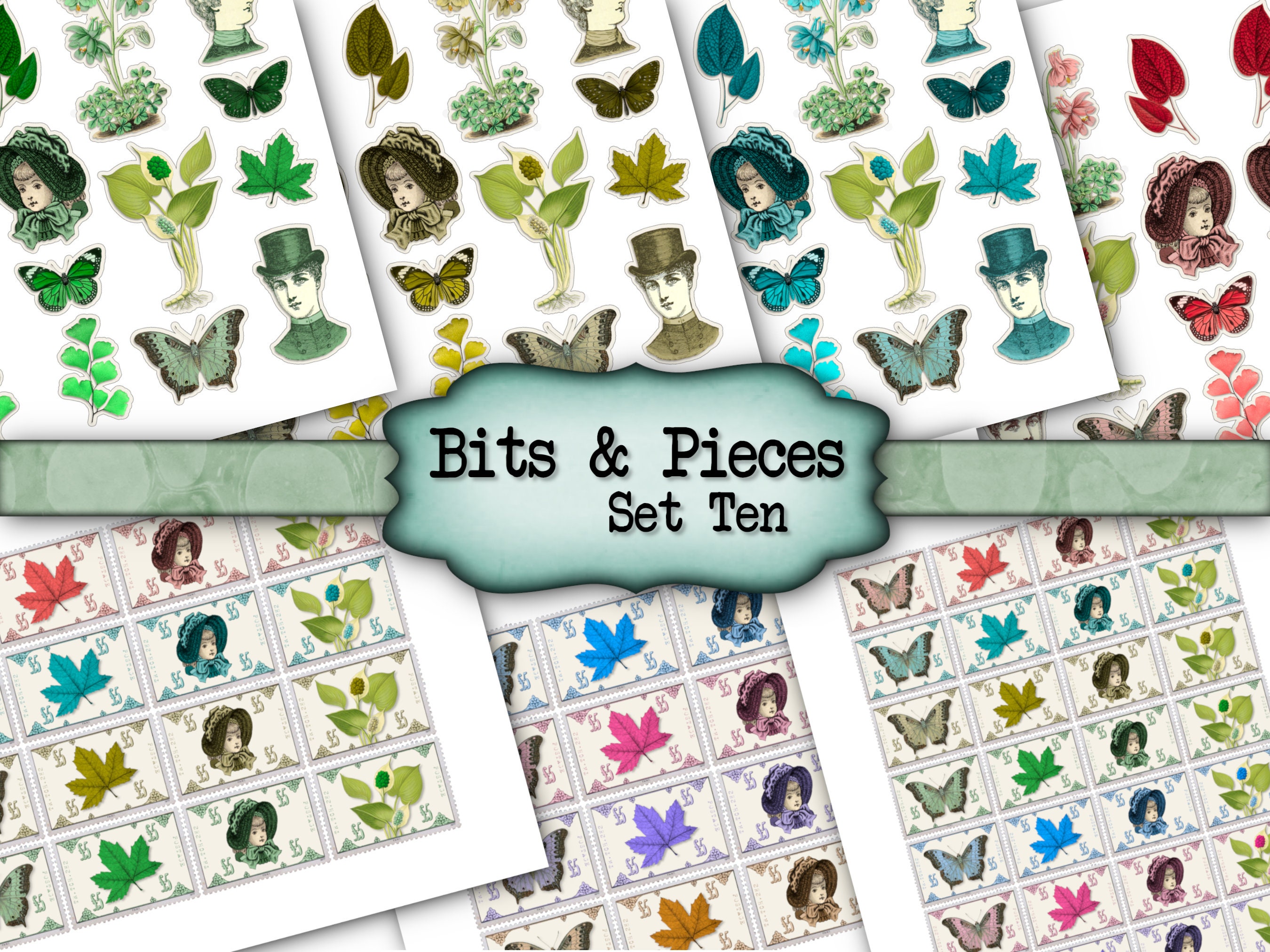 Bits & Pieces Set Ten DI-10241 Printable Digital Download - Etsy