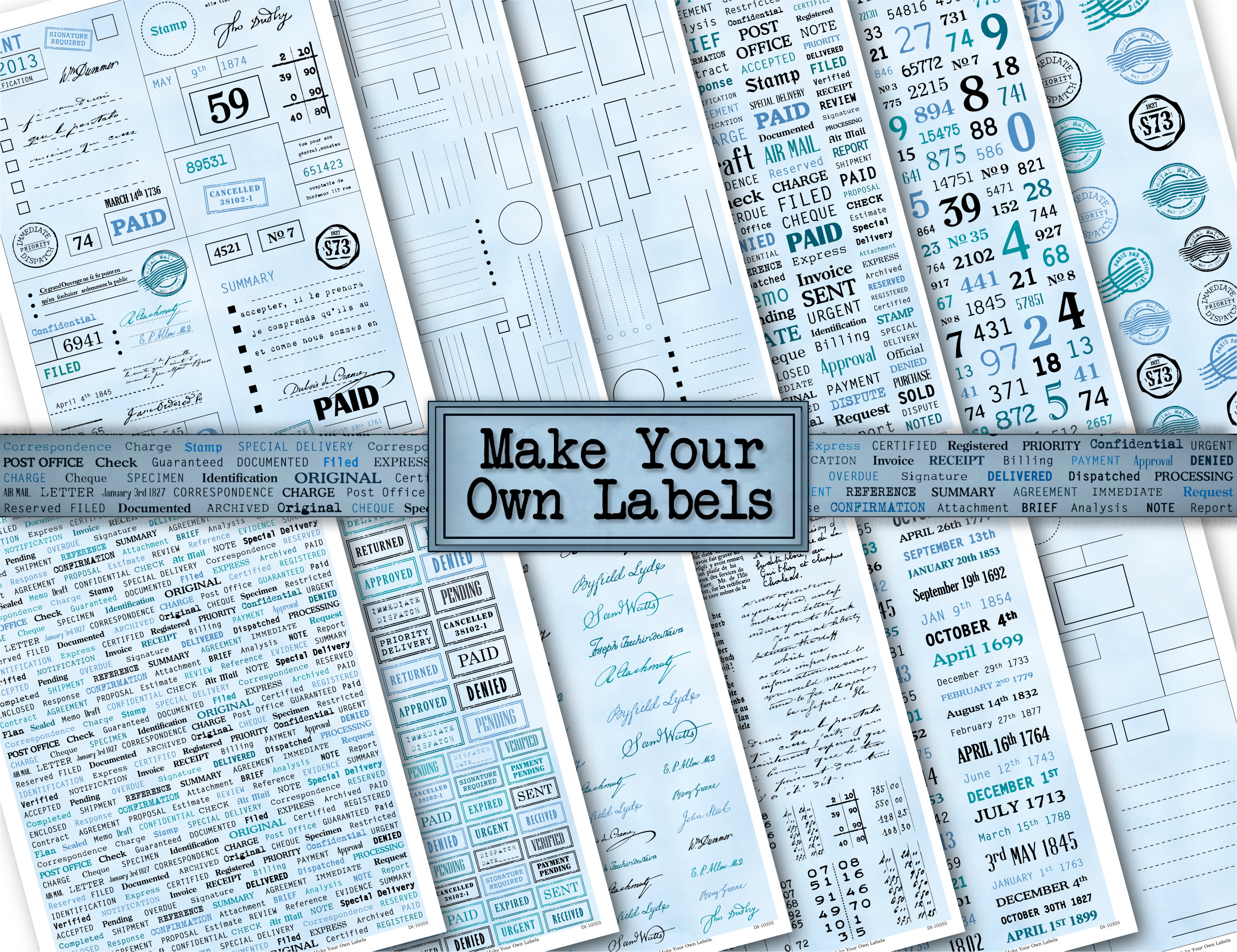 Make Your Own Labels - DI-10355 - Printable Digital Download - Etsy