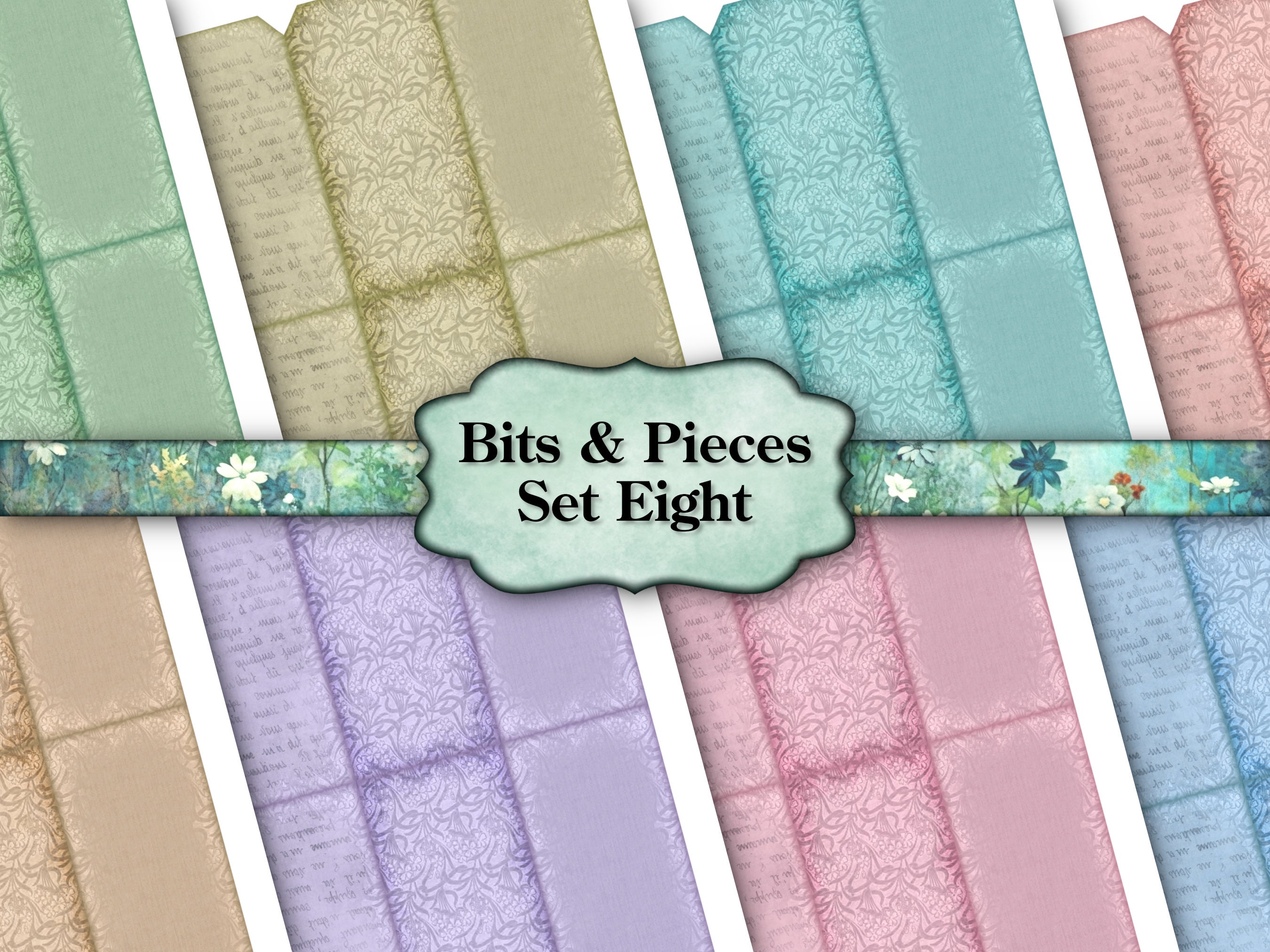 Bits & Pieces Collection Set Eight DI-10242 Printable Digital Download ...
