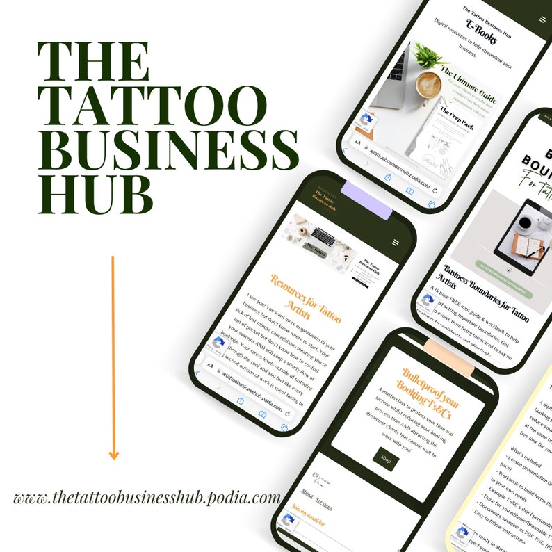 Digital, Printable Tattoo Artist's Planner - Etsy