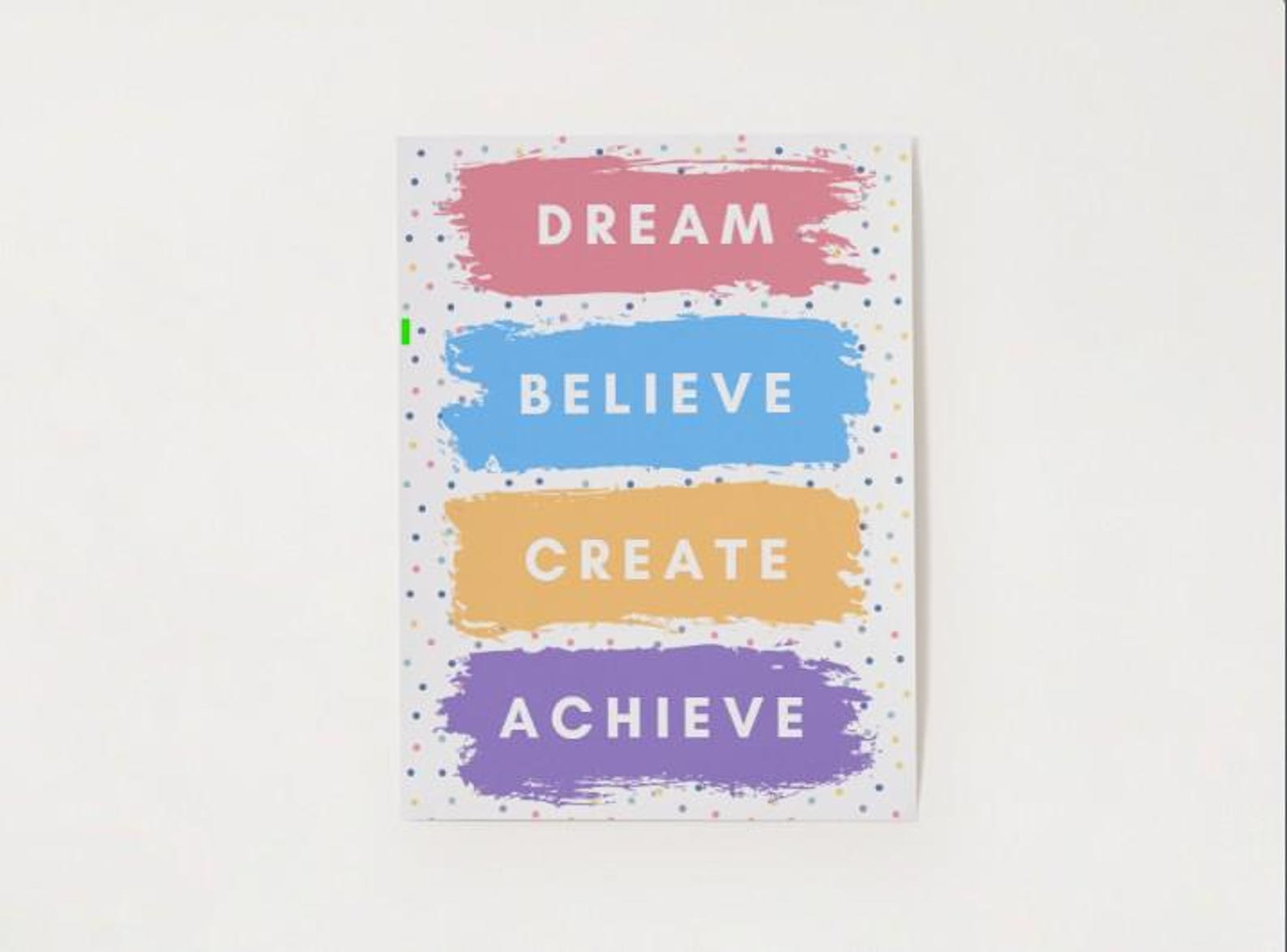 Polka Dot Classroom Motivational Posters (digital Download, PDF Set of ...