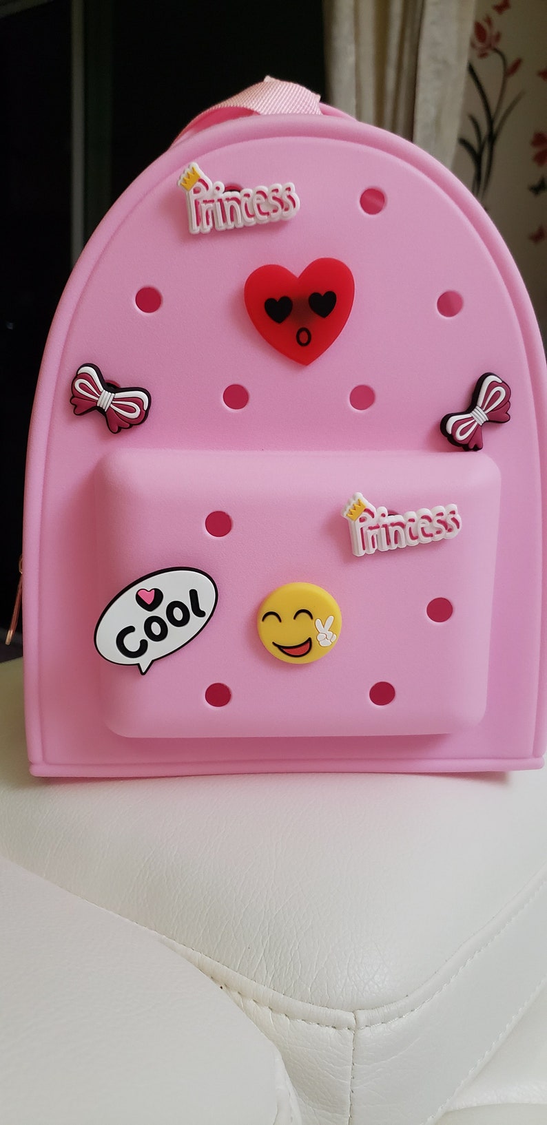 Personalized Kids Backpack With Croc Charms - Etsy