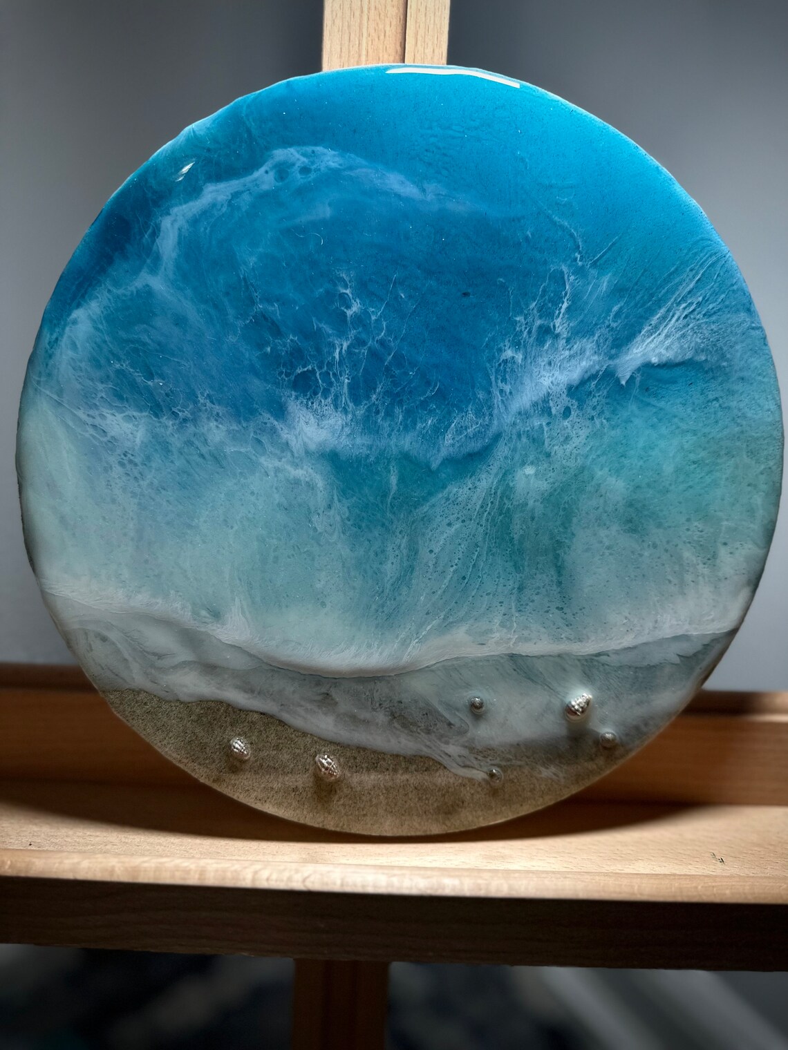 Resin Art, Ocean Waves, Ocean Art, Ocean Painting, Ocean Resin Painting ...