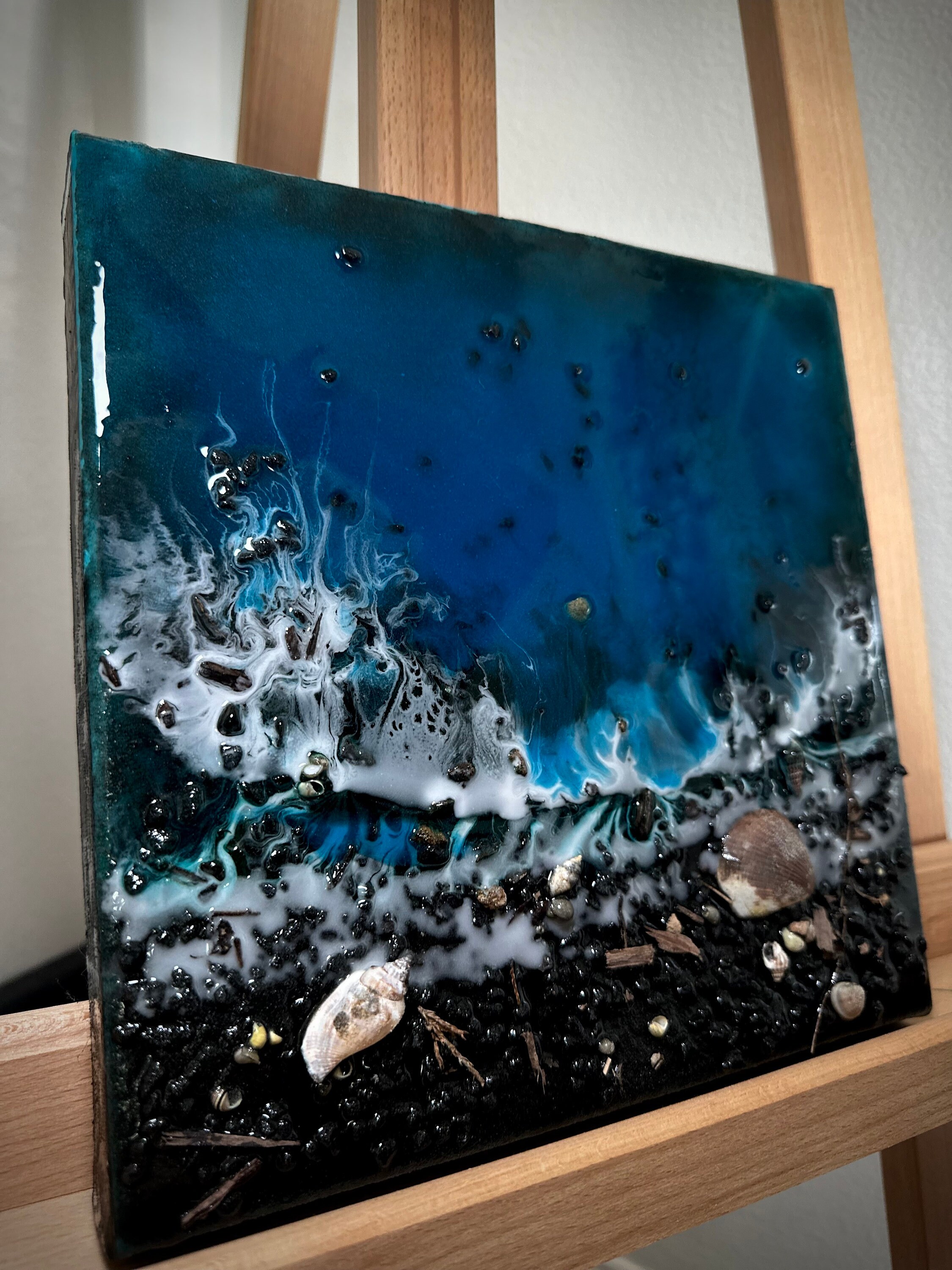 Resin Art, Wall Decor, Ocean Painting, Original Painting, Original ...