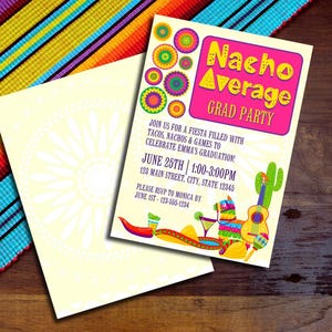 NACHO Average Party Invitation - Etsy