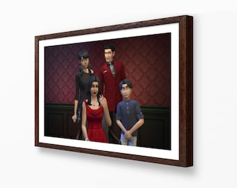 Family Portrait Goth - Etsy