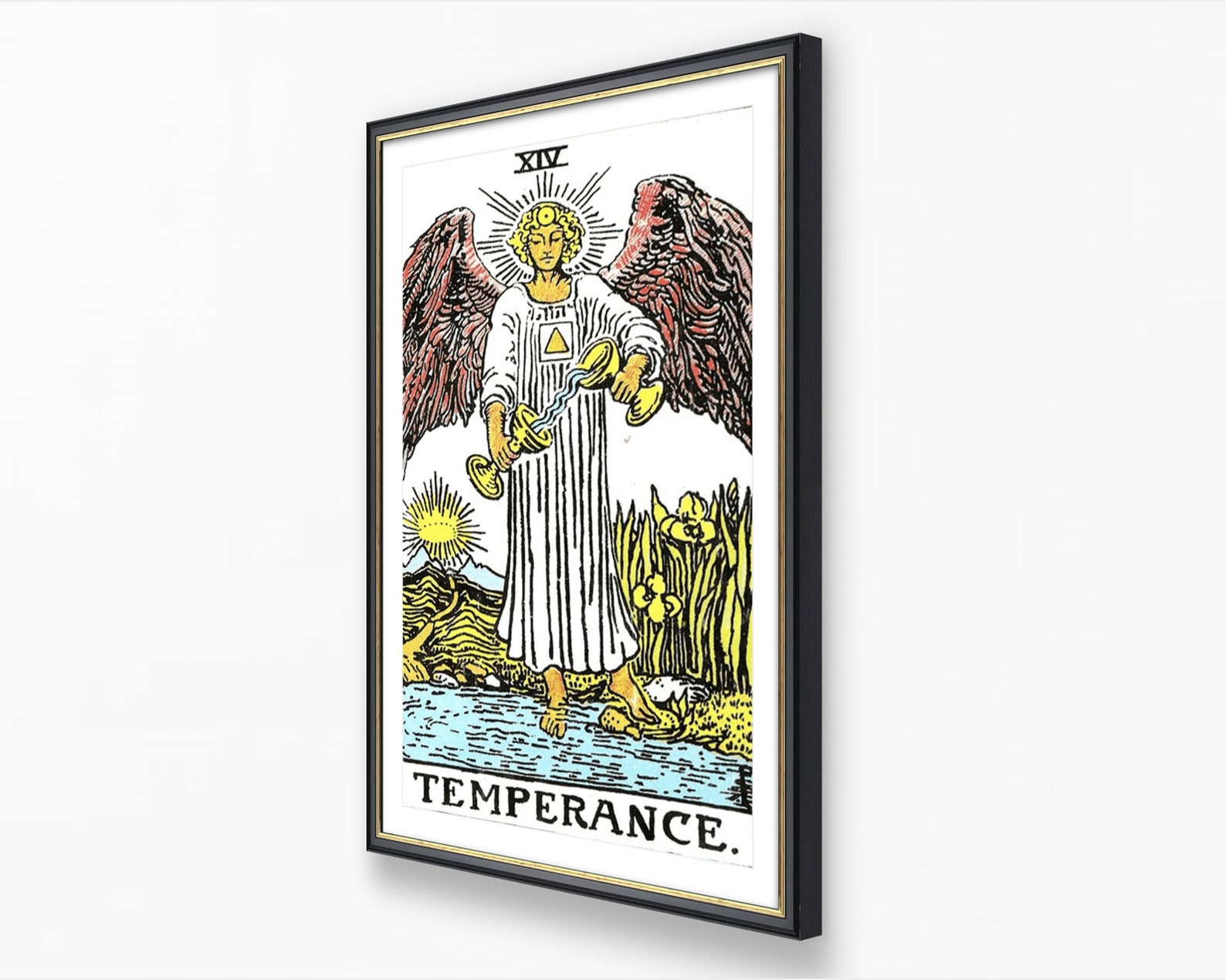 Temperance - XIV - Rider Waite Smith Tarot Card Posters - Etsy