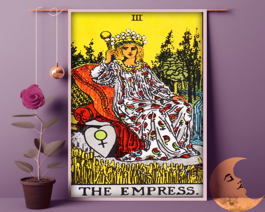 The Empress - III - Rider Waite Smith Tarot Card Posters - Etsy