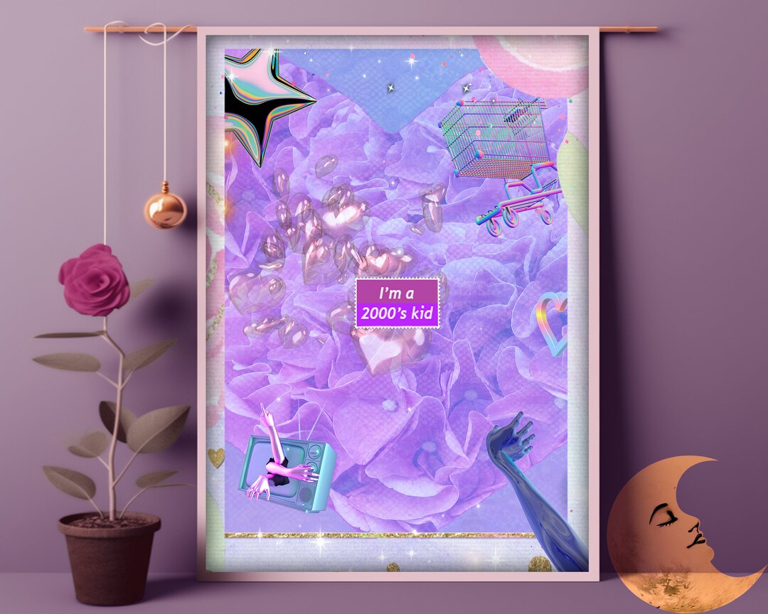 I'm a 2000s Kid - Girly Y2K - Computer Aesthetic Posters - Etsy