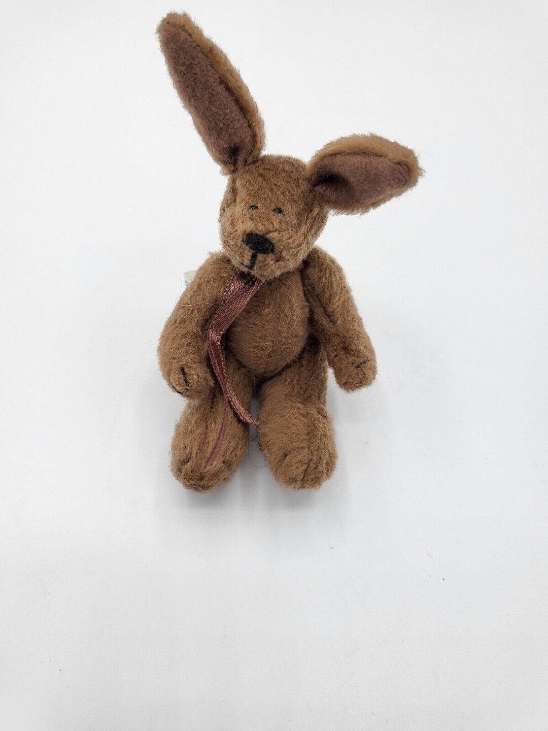 Knickerbocker Jointed Bunny Rabbit Plush Miniature Doll 4.5 ...