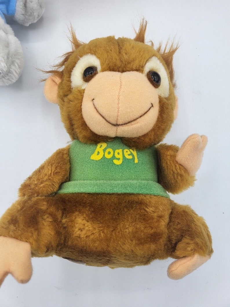 Vtg 1980s Shirt Tales Hallmark Plush Stuffed Animal Toy Lot Full Set 5 ...