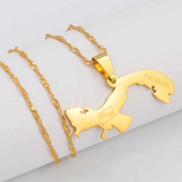 Gold Panama Necklace - Etsy