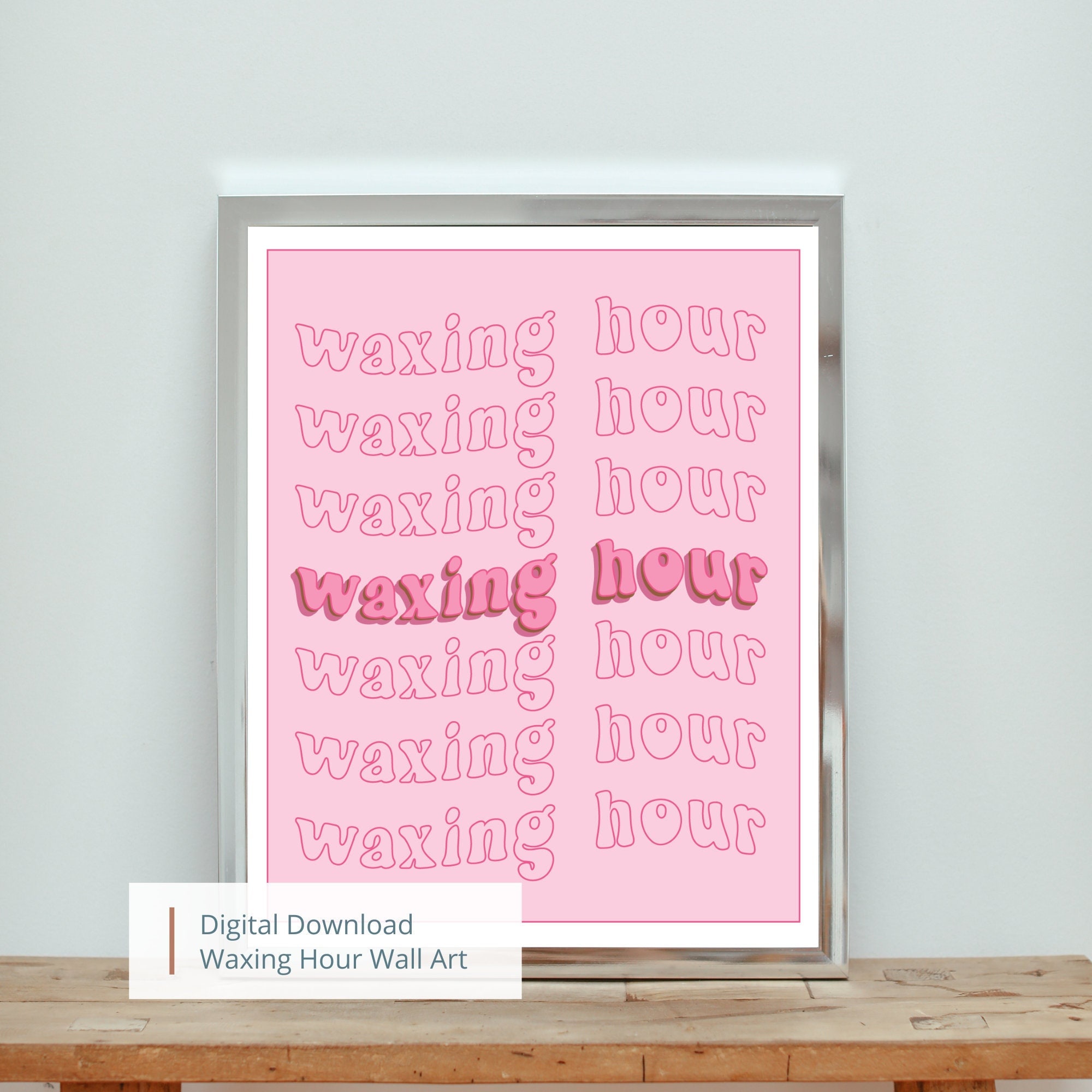 Waxing Wall Art | Wall Decor | Waxer Decor | Wall Hanging | - Etsy