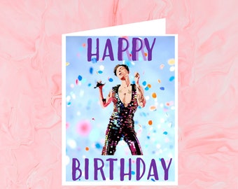 Harry Styles Printable Birthday Card - Etsy UK