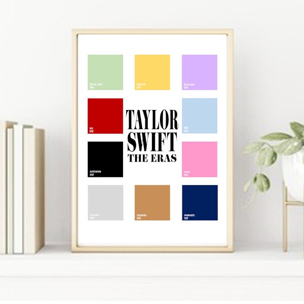 Eras Color Palette - Etsy Canada