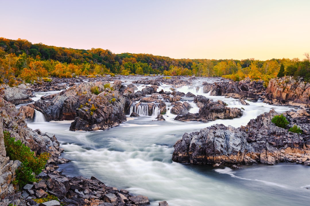 Great Falls National Park Photo Print - Waterfall Photo Print - Great ...