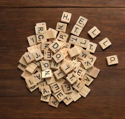 Wood Letter Tiles for Crafts - DIY Alphabet Coasters and Scrabble Game ...