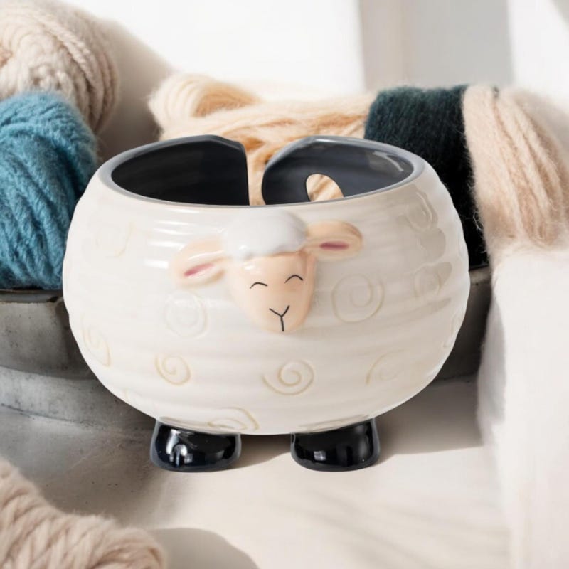 Sheep Yarn Bowl - Etsy