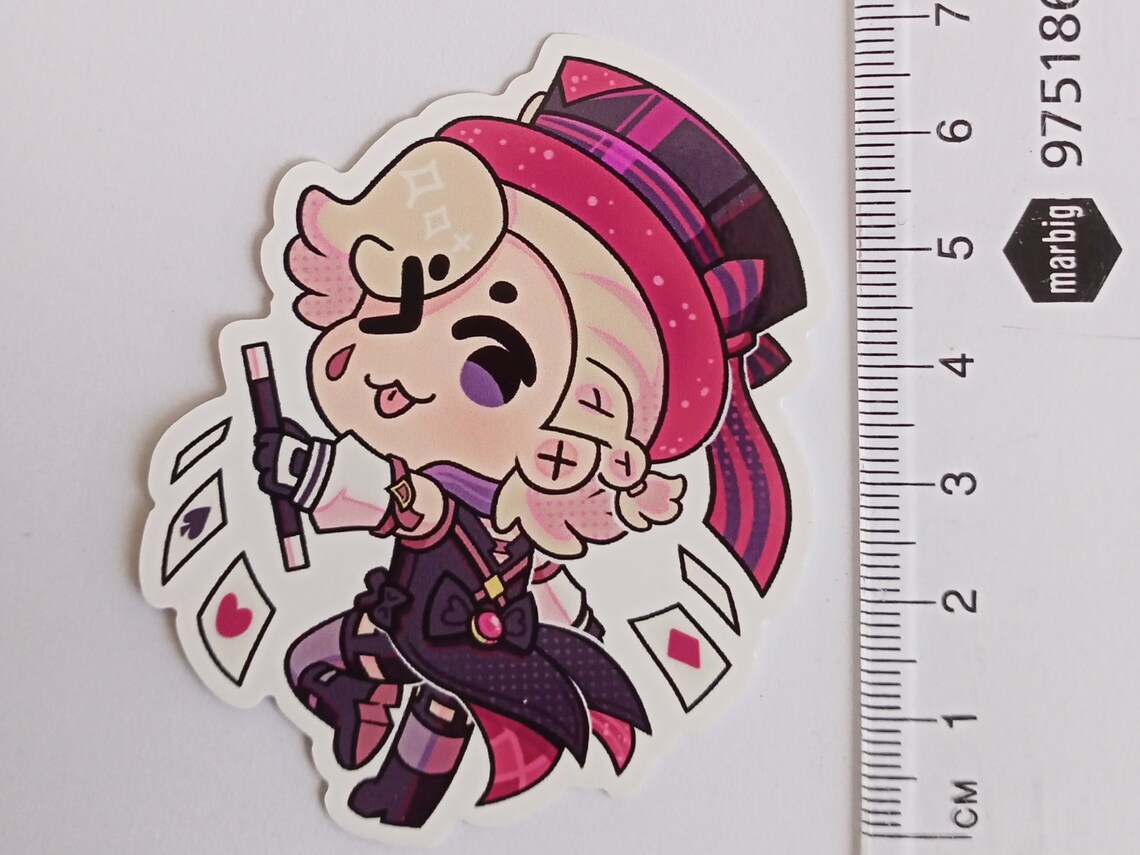 Lyney Sticker B Grade Etsy
