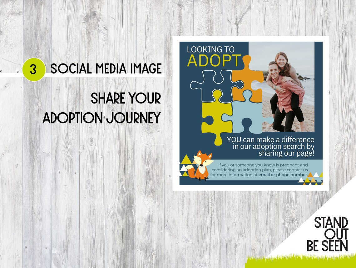 Adoption Profile Template, Adoption Flyer, Adoption Package, Digital ...