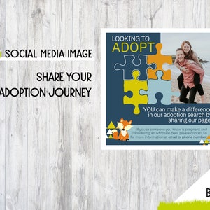 Adoption Profile Template, Flyer, Brochure, Social Media (canva ...